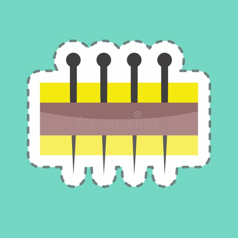 Needles Sticker Stock Illustrations – 654 Needles Sticker Stock ...