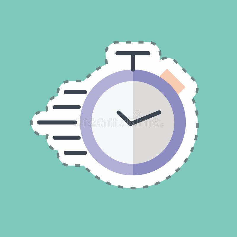 Sticker Line Cut Quick Response. Suitable for Feedback Symbol. Simple ...