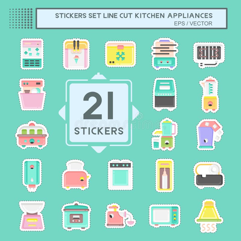 Sticker Blender - Line Cut - Simple Illustration,Editable Stroke Stock ...