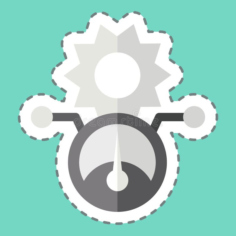 Sticker Line Cut Solar Power Meter. Related To Solar Panel Symbol Stock ...