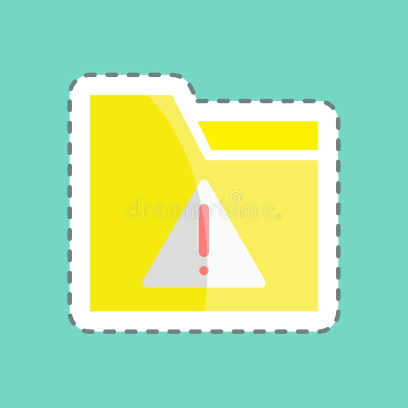 Sticker Folder Settings. Suitable for User Interface Symbol. Simple ...