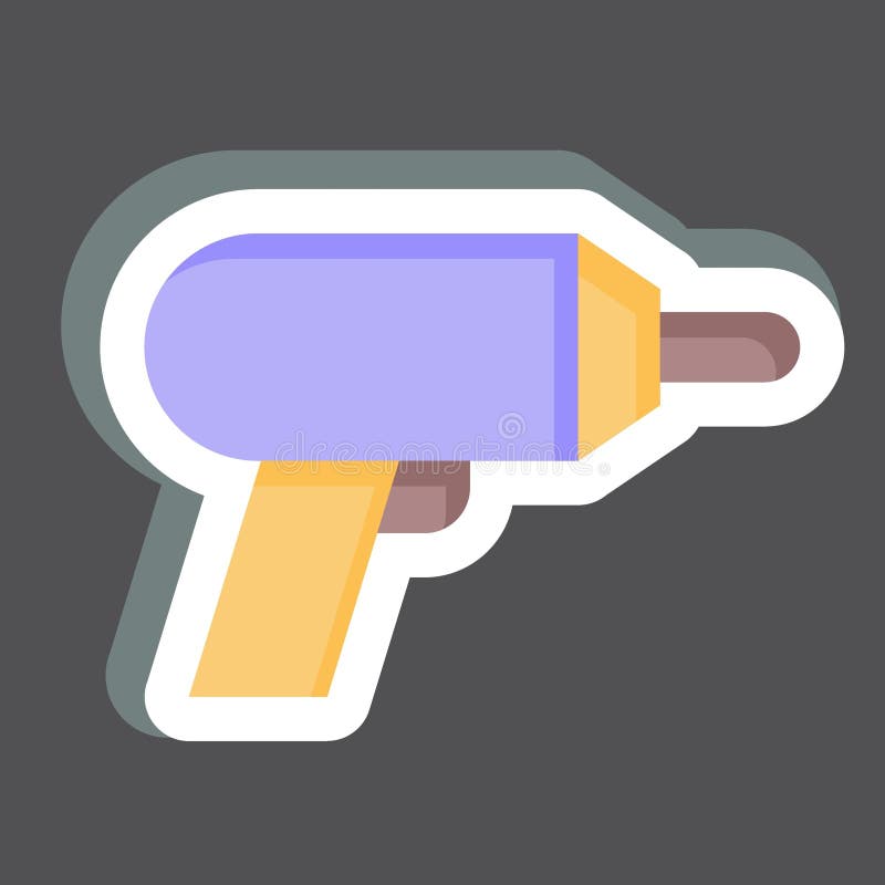 Sticker Machine Drill. Related To Carpentry Symbol. Simple Design ...
