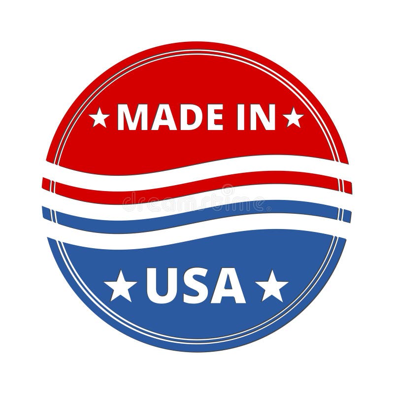 Sticker - Made in USA - Vector Illustration Stock Vector - Illustration ...