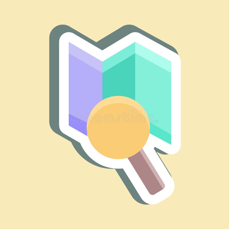 Sticker Map. Suitable for Education. Simple Design Editable. Design ...