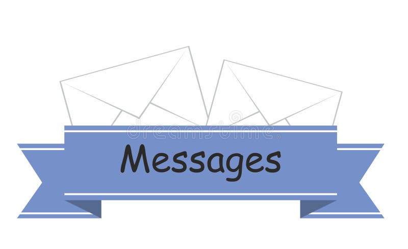 Sticker messages stock vector. Illustration of label - 55092797