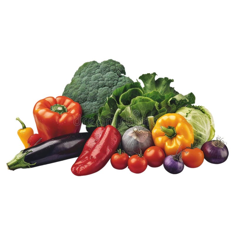 Sticker of a Mix Vegetables on a Transparent Background - Ai Generated ...