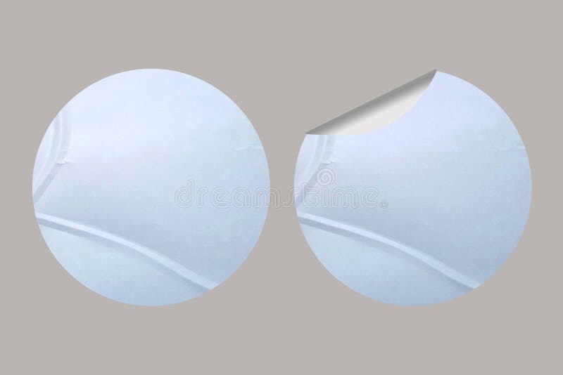 High-Quality Blank Paper Sticker Texture for Design & Mockups Stock ...