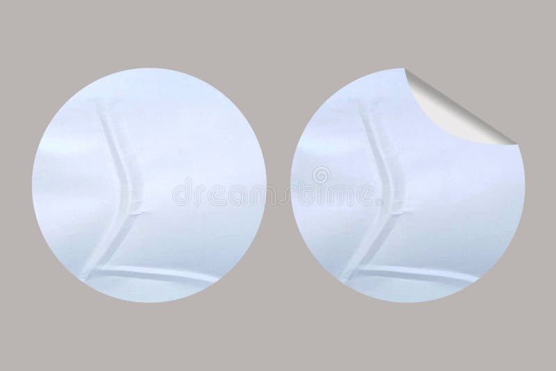 High-Quality Blank Paper Sticker Texture for Design & Mockups Stock ...