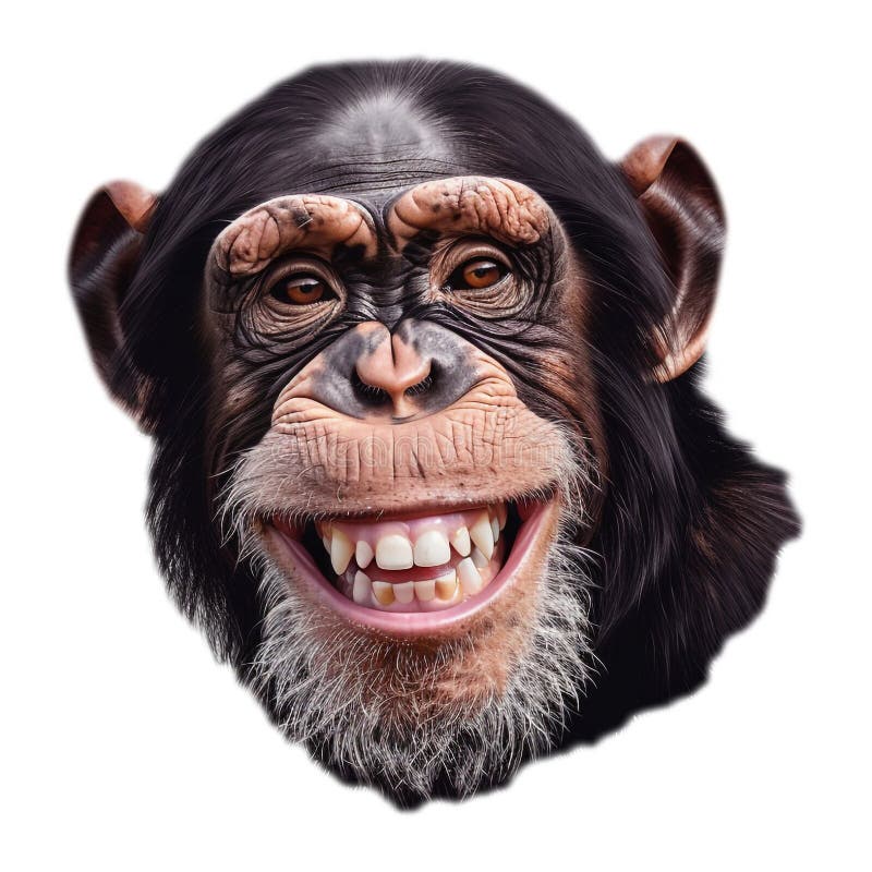 Sticker of a Monkey on a Transparent Background - Ai Generated Stock ...