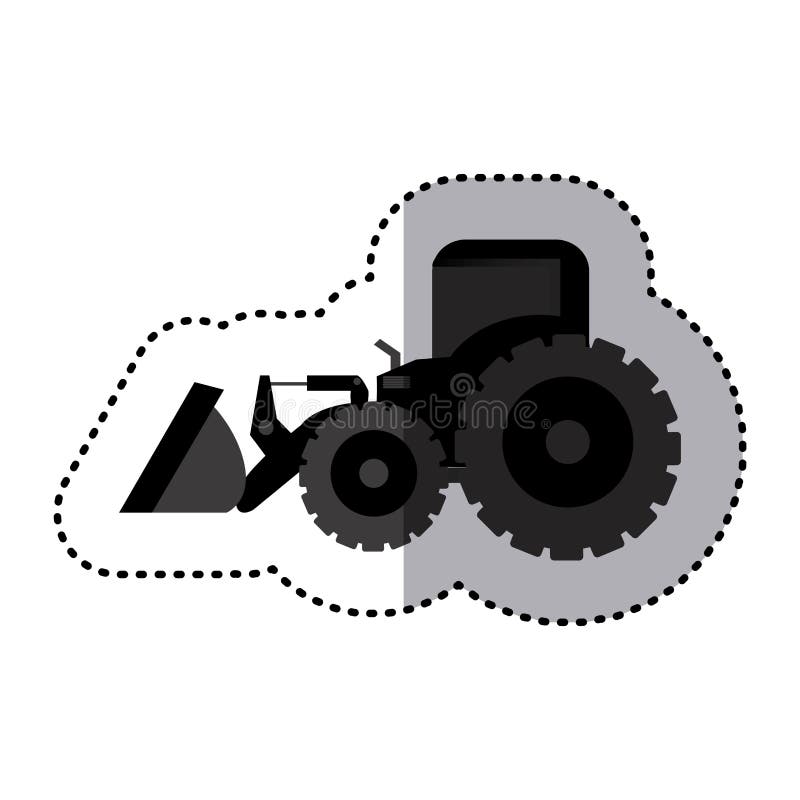 Sticker Bulldozer Stock Illustrations – 332 Sticker Bulldozer Stock ...