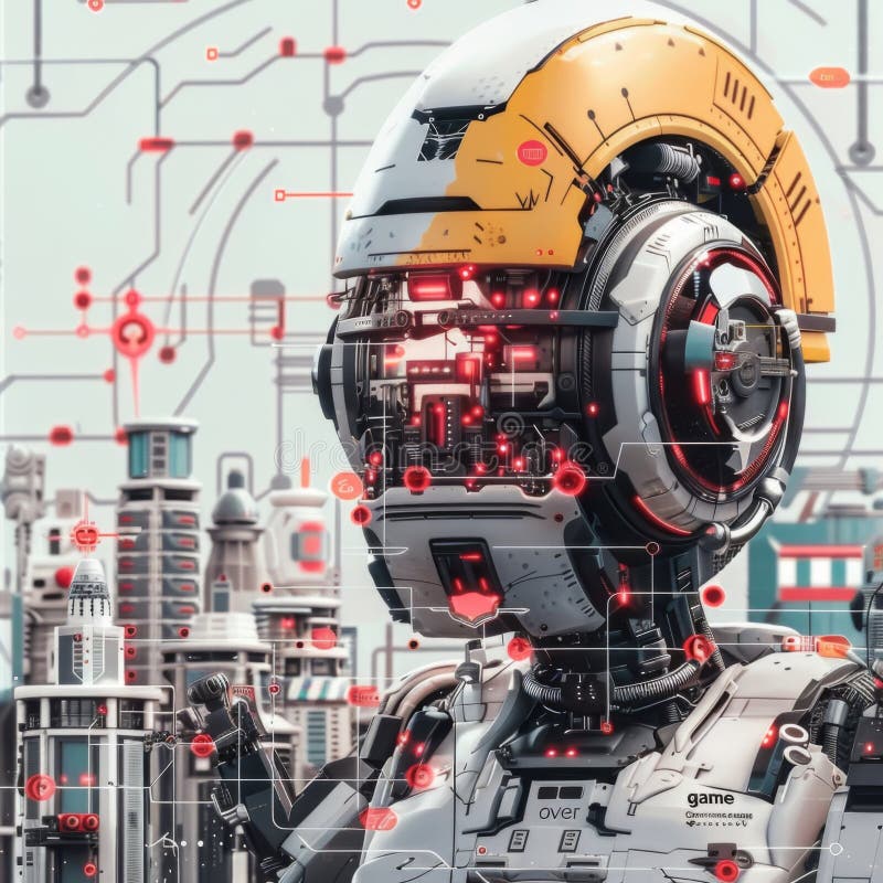 Sticker, Nanobots: Microscopic Robots with Cyberpunk Functions, Such As ...