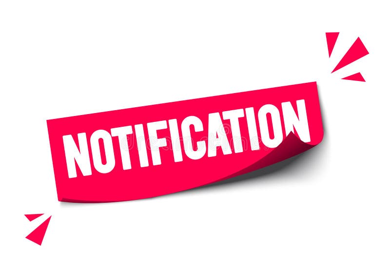 Vector Illustration Modern Notification Sticker Stock Vector ...