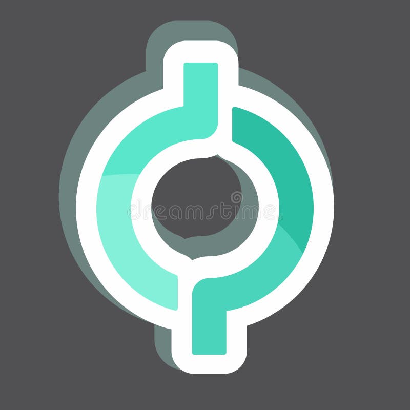 Sticker Open Connection. Suitable for Community Symbol. Simple Design ...