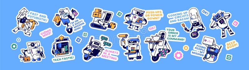 Artificial Intelligence Ai Funny Stock Illustrations – 10,475 ...