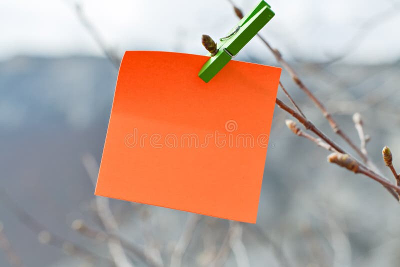 Sticker and peg stock image. Image of office, check, checklist - 51115175