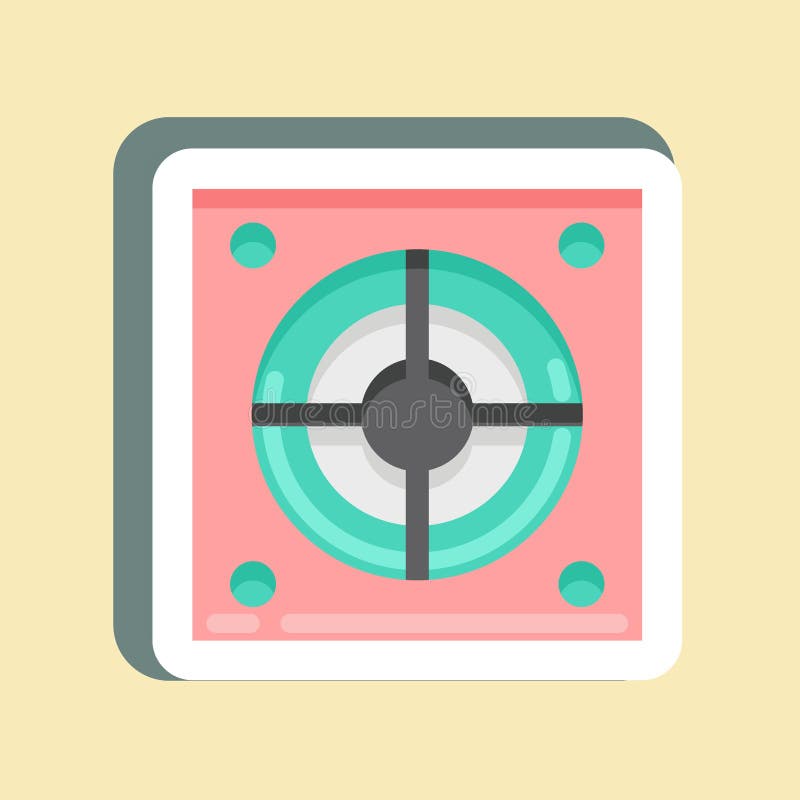 Sticker Power Supply. Suitable for Computer Components Symbol. Simple ...