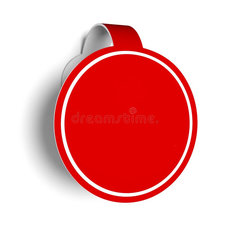 Sticker for promotion. stock illustration. Illustration of empty - 21515257