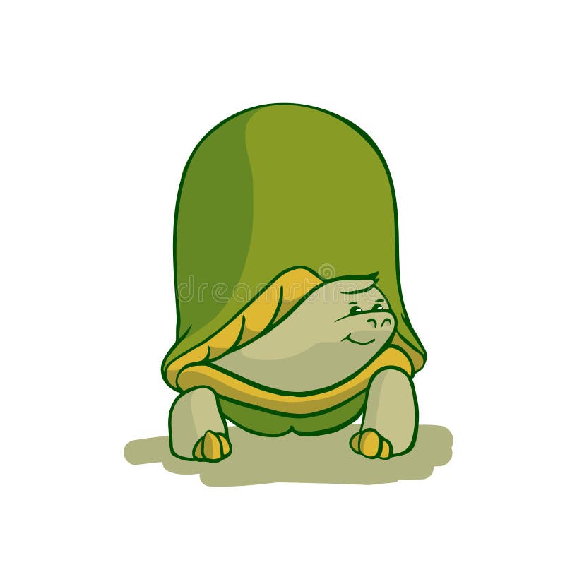 Sticker Ready African Animal Vector Image Turtle. Stock Vector ...