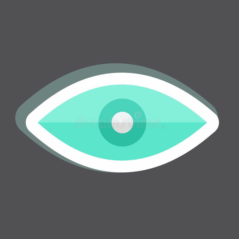 Sticker Remove Red Eye. Suitable for Photo Editing Symbol. Simple ...