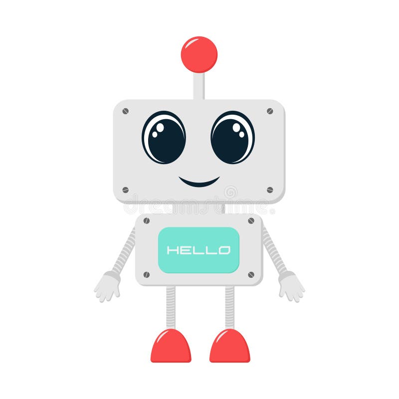 Sticker Ai Robot and Chat Bot Stock Vector - Illustration of ...