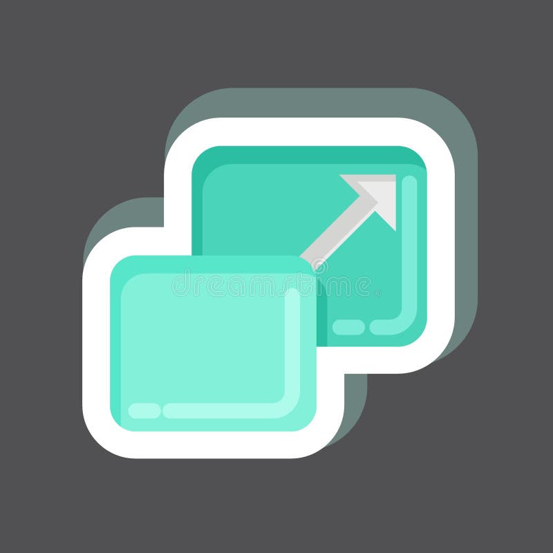 Sticker Scale. Related To Graphic Design Tools Symbol. Simple Design ...