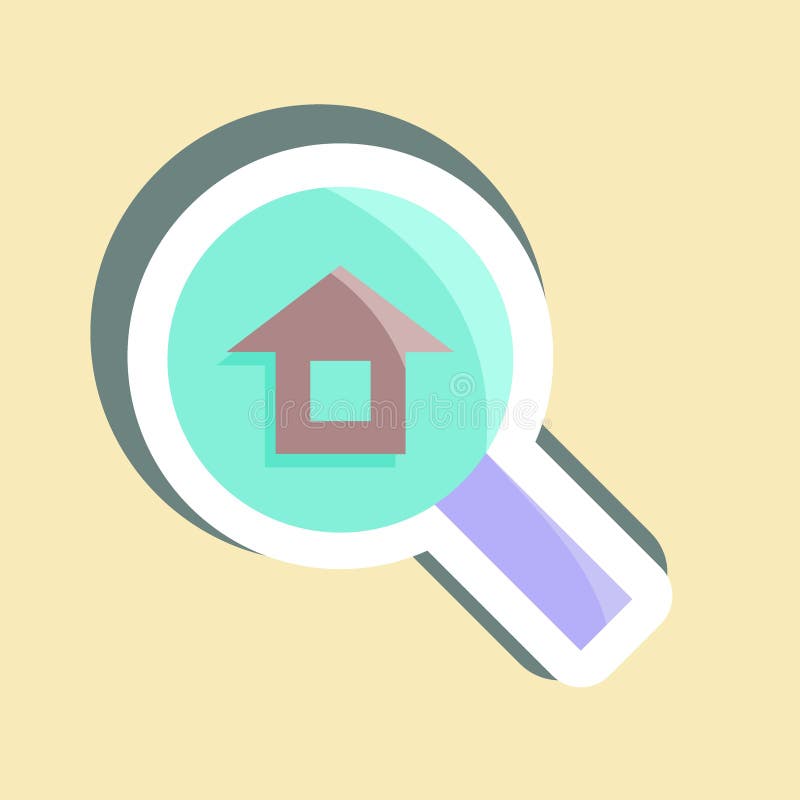 Sticker Search Folder. Suitable for User Interface Symbol. Simple ...