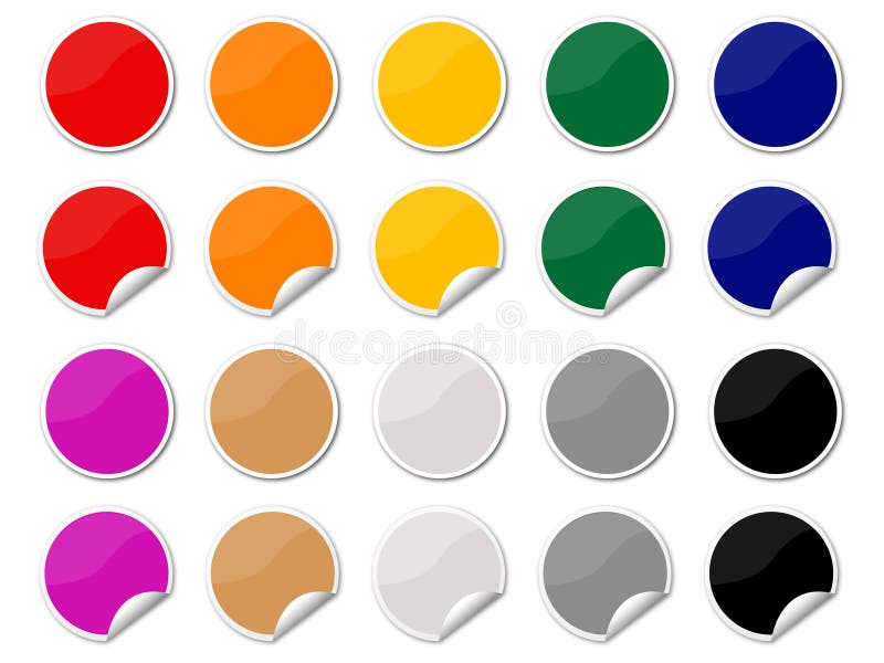 Sticker set stock vector. Illustration of creative, style - 9896158