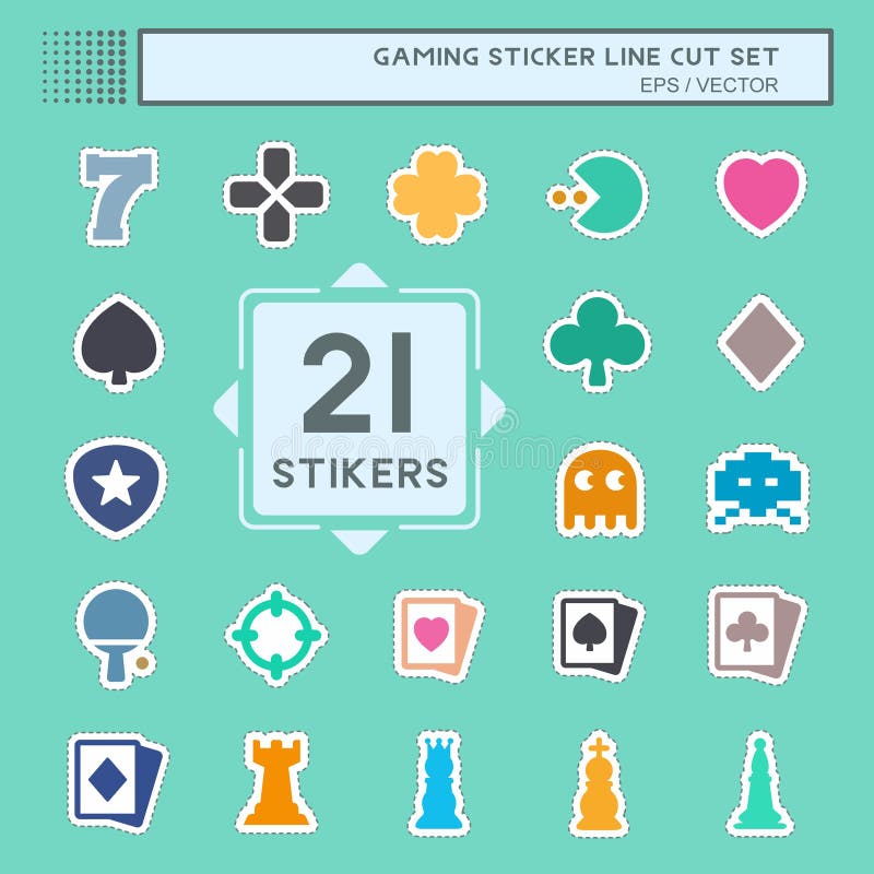 Gaming Line Icon Set, Video Games Symbols Collection, Vector Sketches ...