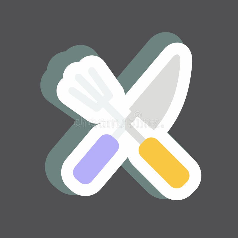 Sticker Sharp Tools. Suitable for Garden Symbol. Simple Design Editable ...