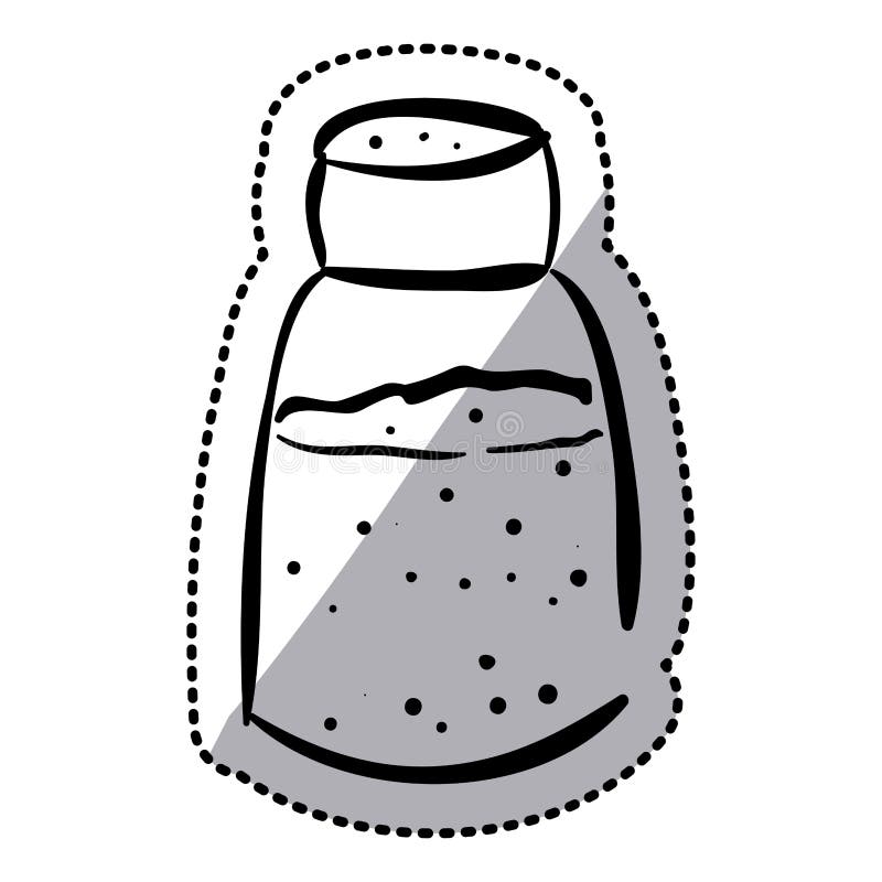 Salt shaker icon stock vector. Illustration of isolated - 79386007