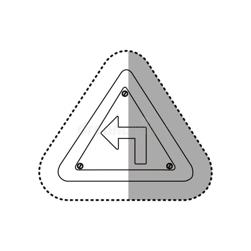 Sticker Triangle Metallic Frame with Grill Perforated and Plaque with ...