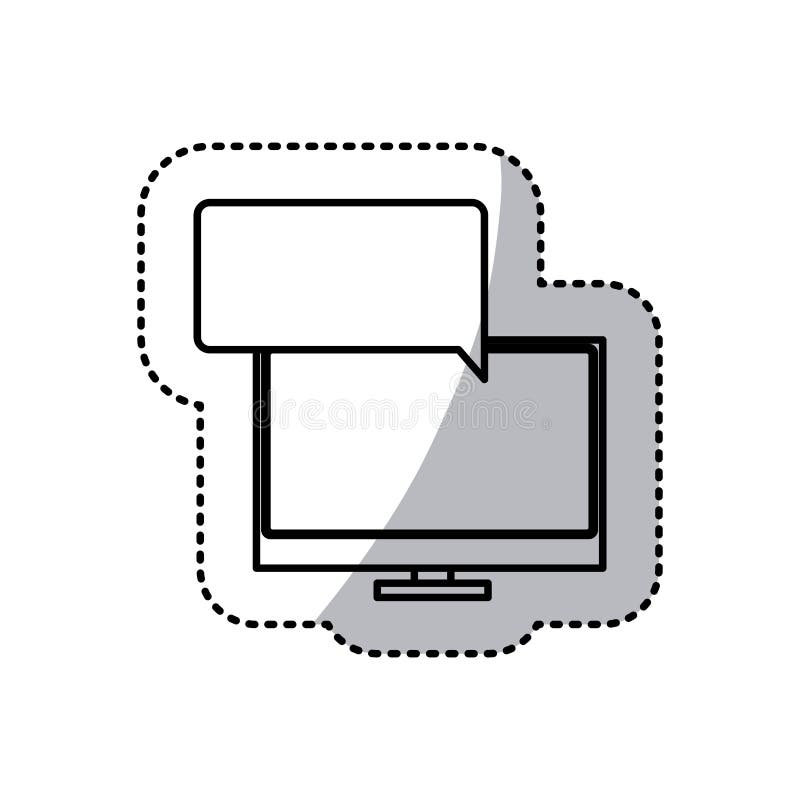 Wide Flat Screen LCD Computer Monitor. Vector Illustration Stock Vector ... Wide Flat Screen LCD Computer Monitor. Vector Illustration Stock Vector ...