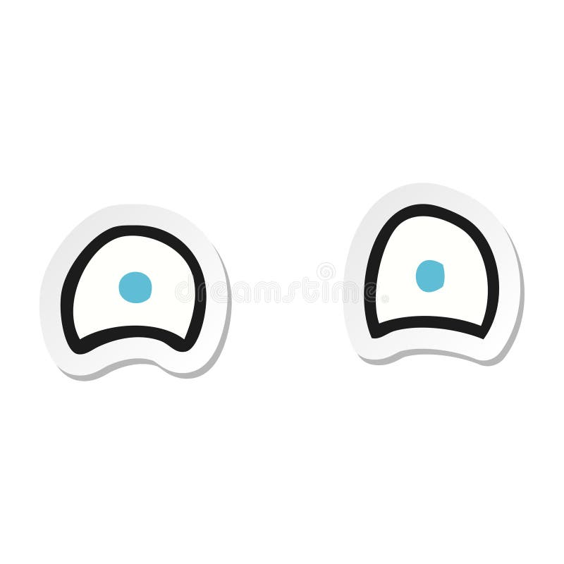 Cartoon Man with Eyes Popping Out of Head Stock Illustration ...