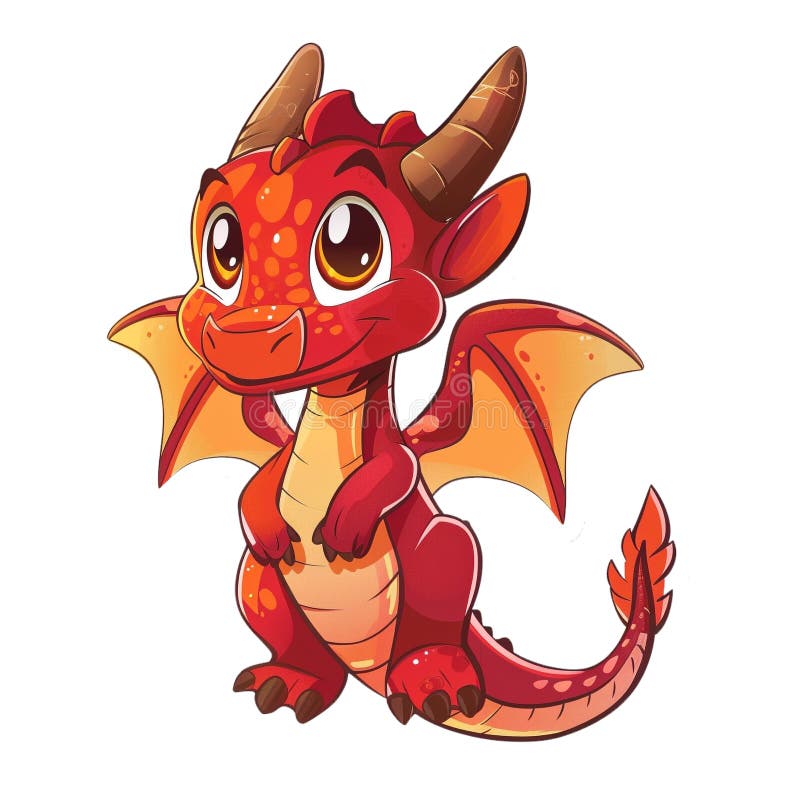 Sticker of a Smiling Dragon on a Transparent Background - Ai Generated ...