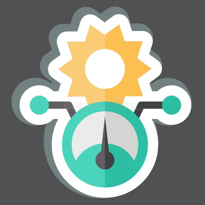 Sticker Solar Power Meter. Related To Solar Panel Symbol Stock ...