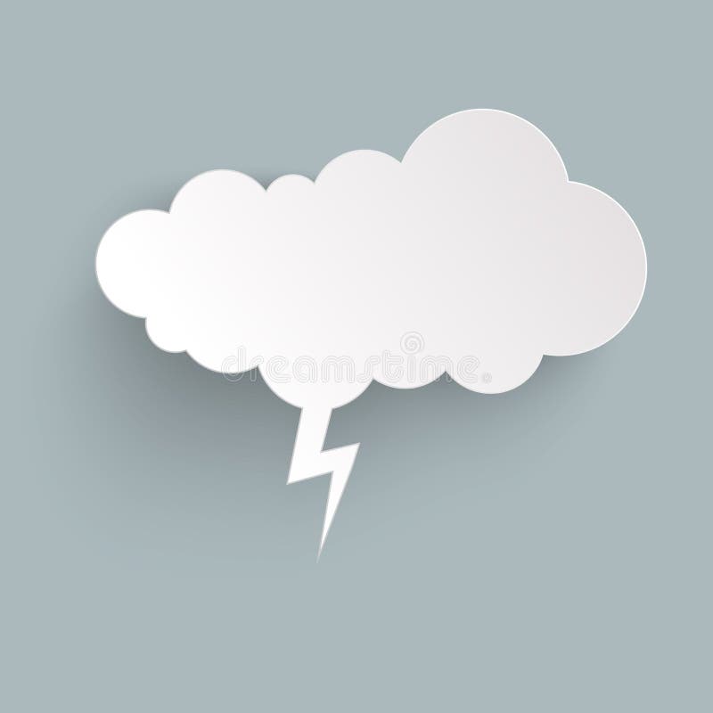 Sticker Speech Bubble with Shadow Stock Vector - Illustration of ...