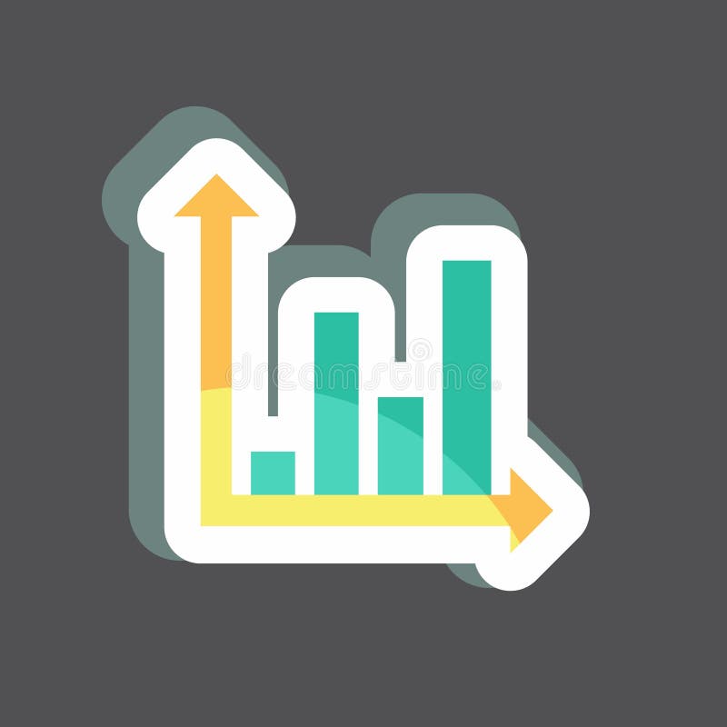 Sticker Statistical Analysis. Suitable for Data Analytics Symbol ...