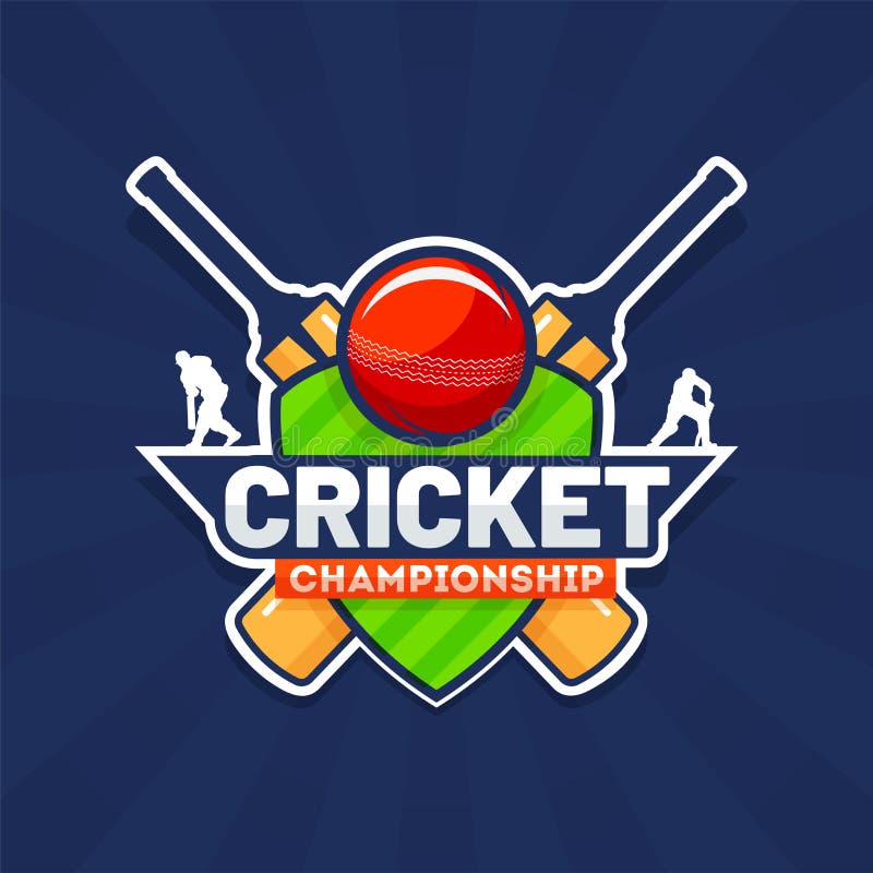3D Text for Cricket Sports Concept. Stock Illustration - Illustration ...