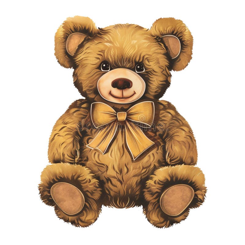 Sticker of a Teddy Bear on a Transparent Background - Ai Generated ...