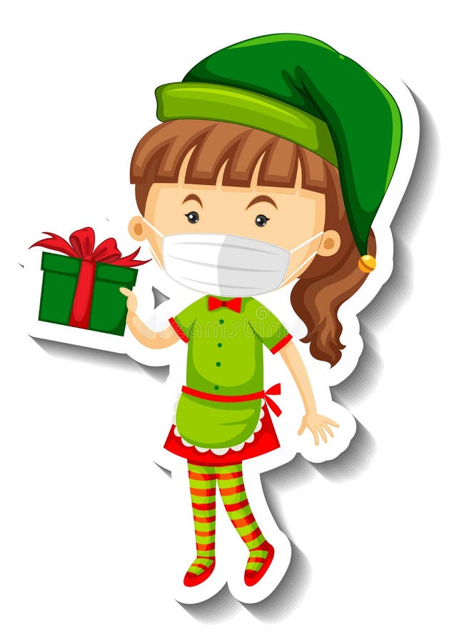 Elf Wearing Mask Stock Illustrations – 54 Elf Wearing Mask Stock ...