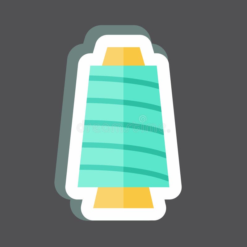 Sticker Spool. Suitable for Education Symbol. Simple Design Editable ...