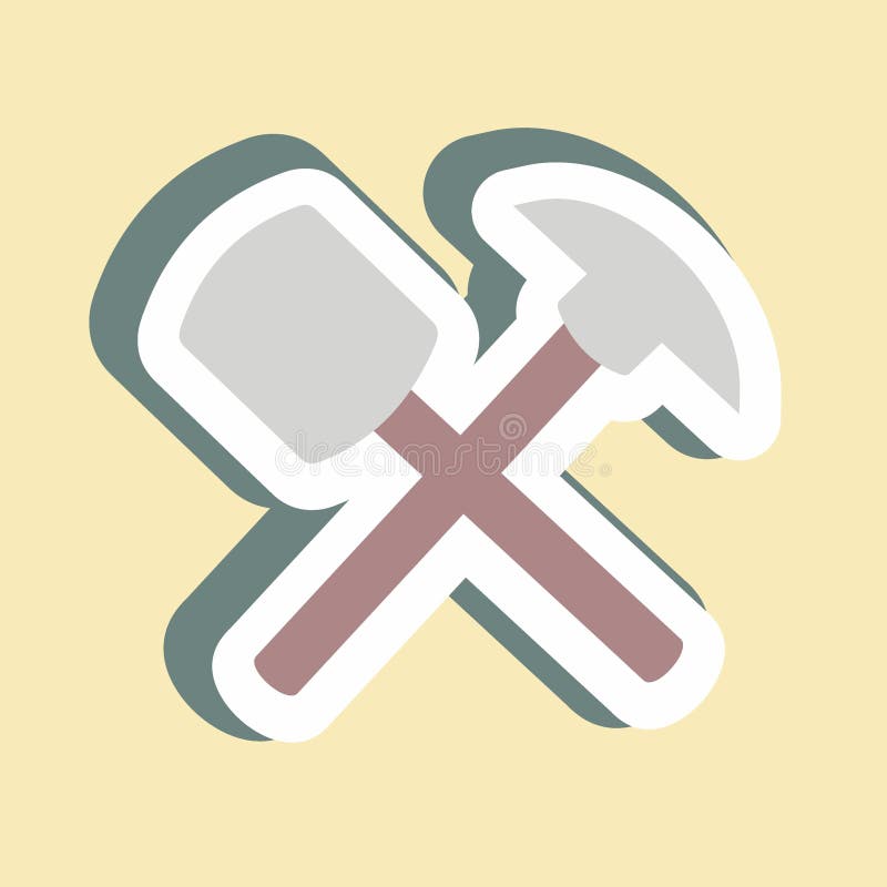 Sticker Tools Simple Illustration, Good for Prints , Announcements, Etc ...