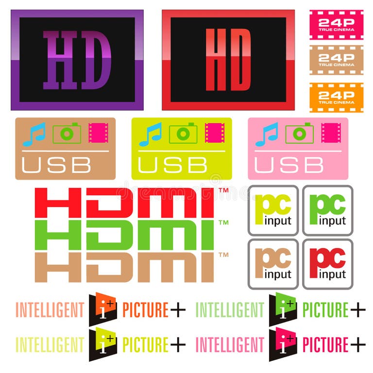 Sticker tv and icon stock illustration. Illustration of internet - 28662122