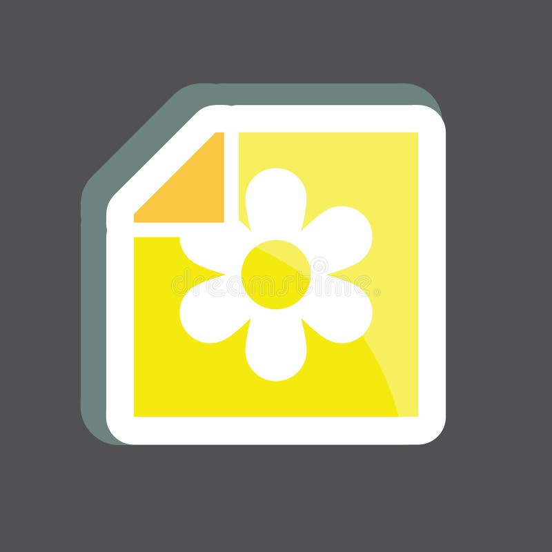 Sticker Wallpapers. Suitable for Mobile Apps Symbol. Simple Design ...