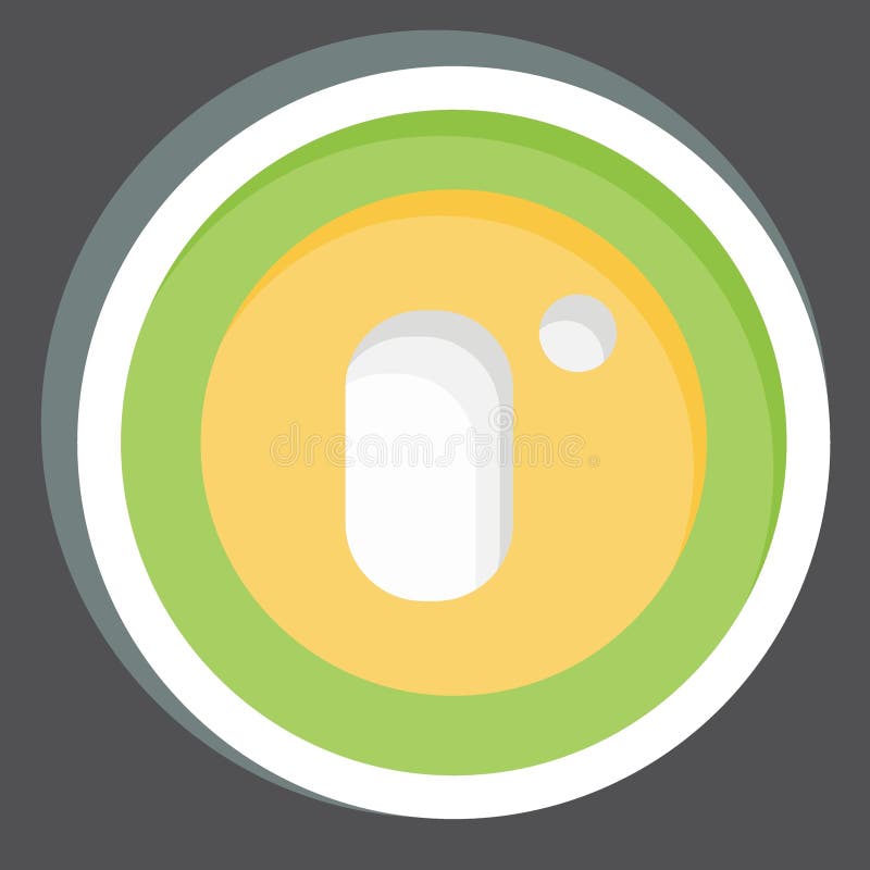 Sticker Zero Point. Related To Air Conditioning Symbol. Simple Design ...