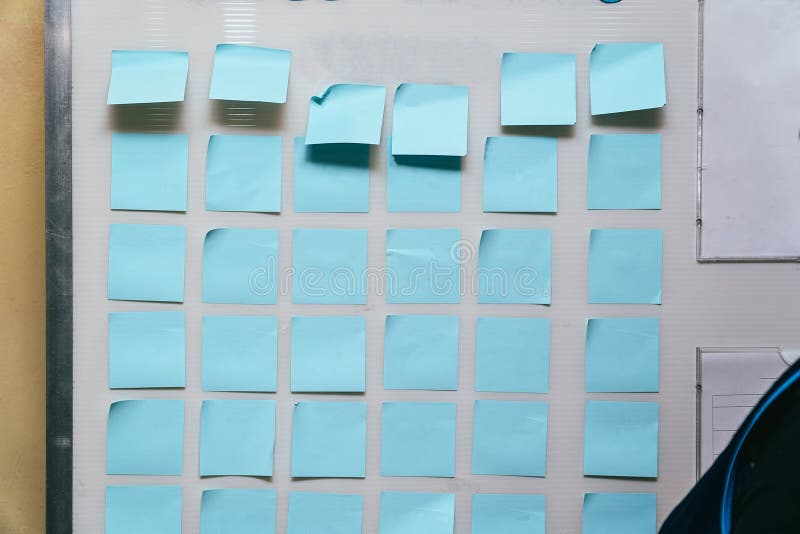 Stickers on the Bulletin Board Stock Image - Image of message, board ...