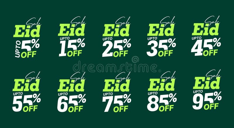 Eid Sale Tags - Eid Sale Discount Stickers, Labels and Designs Stock ...