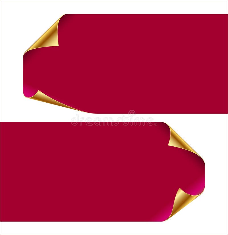 Stickers with corners stock vector. Illustration of stickers - 55090540