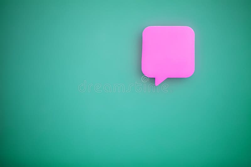 Stickers on Green Wall. Empty Space for Text Stock Image - Image of ...