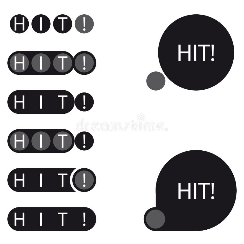 Stickers hit label stock vector. Illustration of label - 91019370